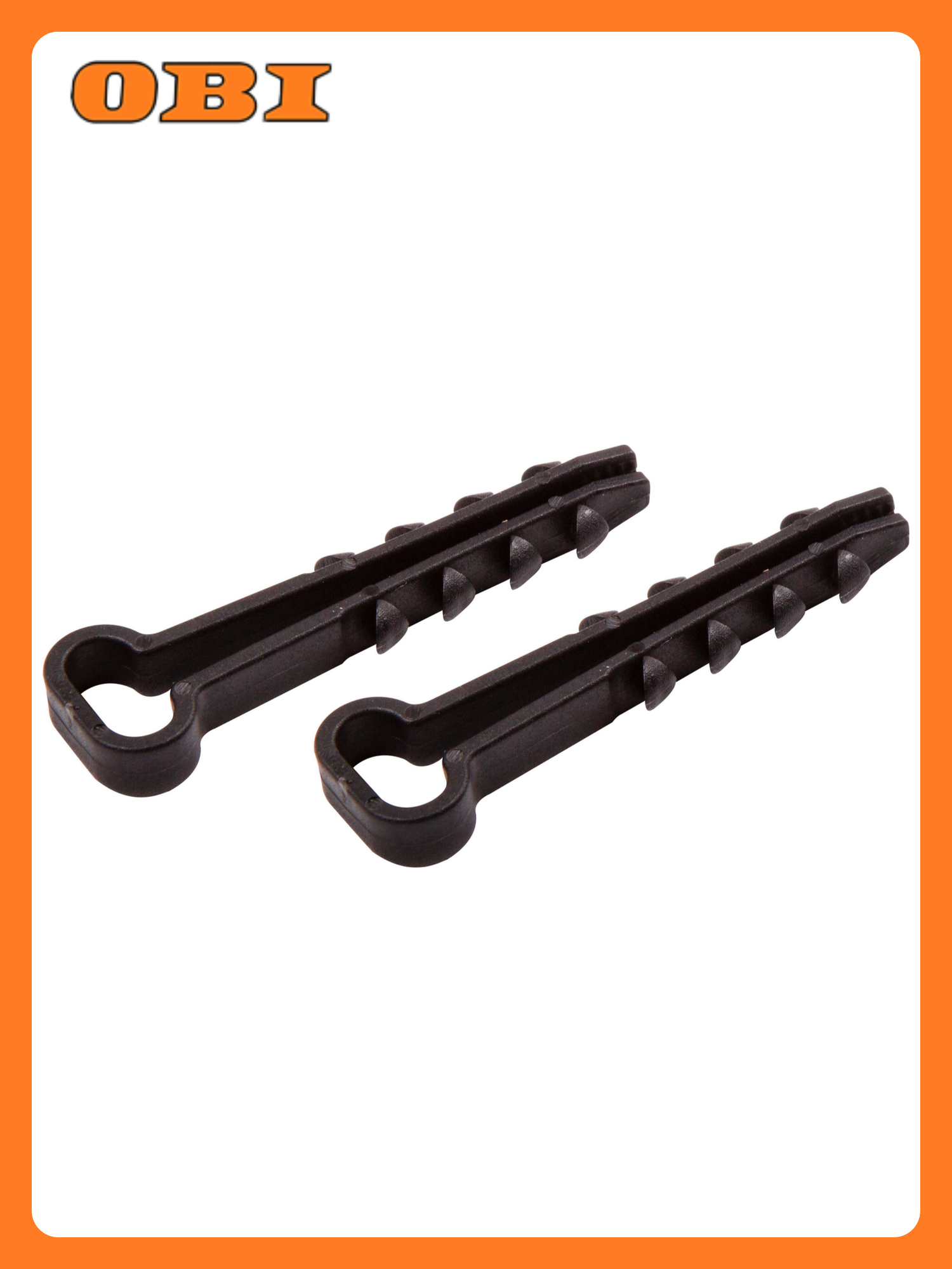 Дюбель-хомут прямоугольный Proconnect 12 мм D 5-10 мм черный 100 шт