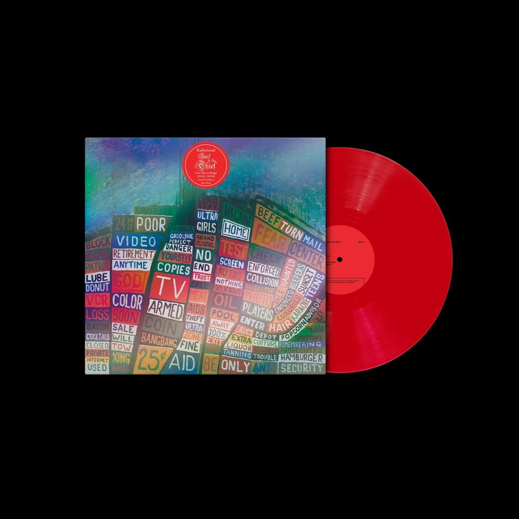 Виниловая пластинка Radiohead - Hail To The Thief (Live Recordings 2003-2009 Ltd. Red C (1 LP)