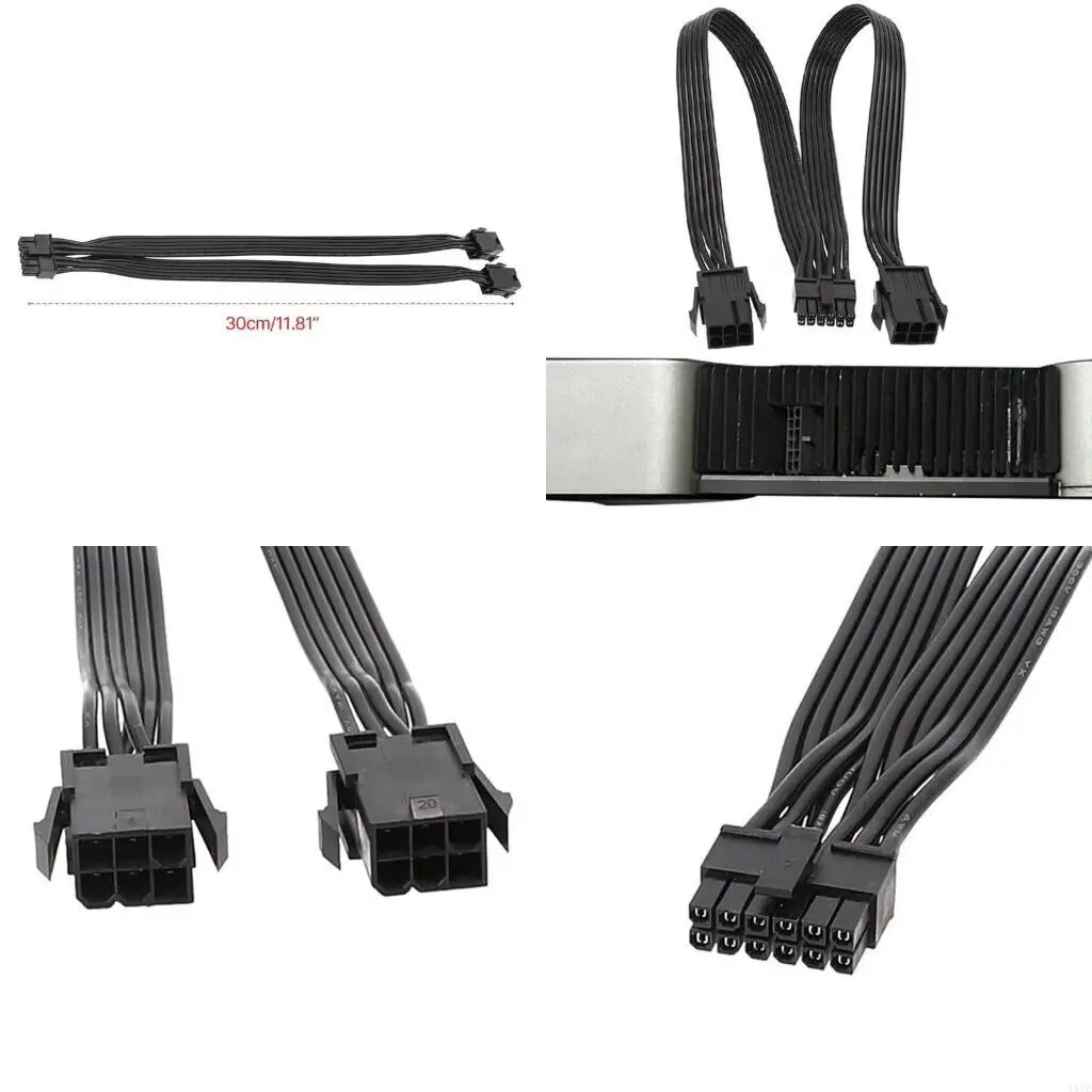 Кабель питания 6Pin на 12Pin для RTX3070 RTX3090