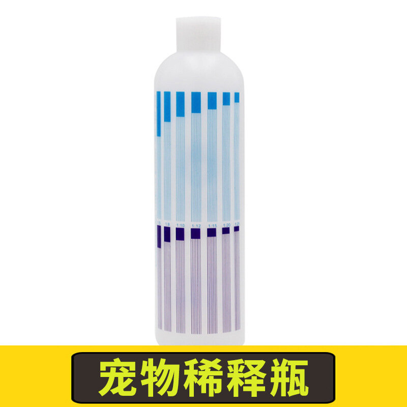 Флакон-дозатор для геля для душа для животных, 500 мл, для смешивания шампуня для собак и кошек с водой для купания и