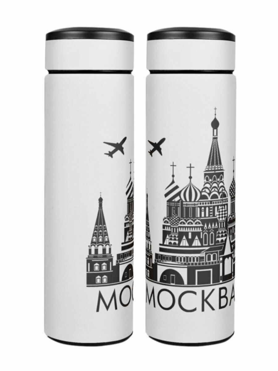 Термос «Москва» (белый)