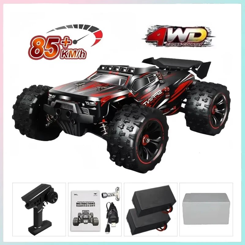 Радиоуправляемая машина Wltoys 1/16 85 км/ч 4WD, цвет: 9522PRO 85KM-HRed-