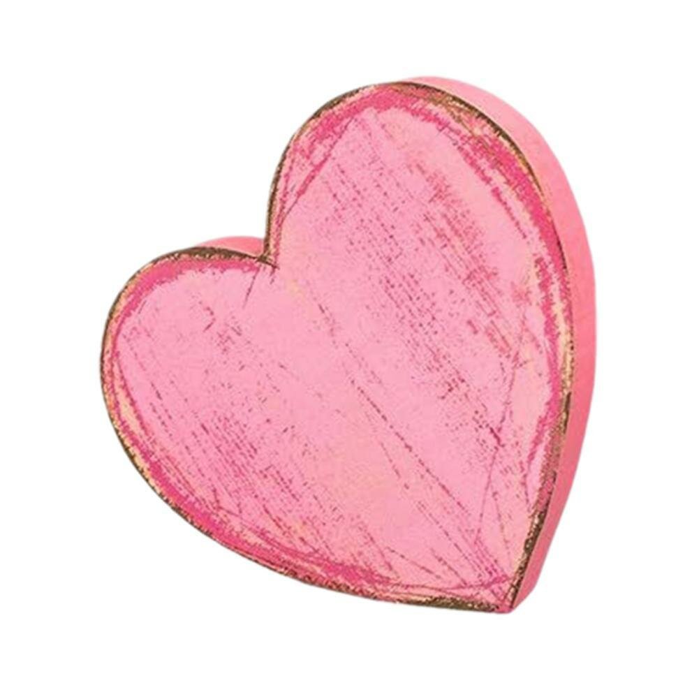 Деревянный знак стола Валентинки сердечко деревенский стиль