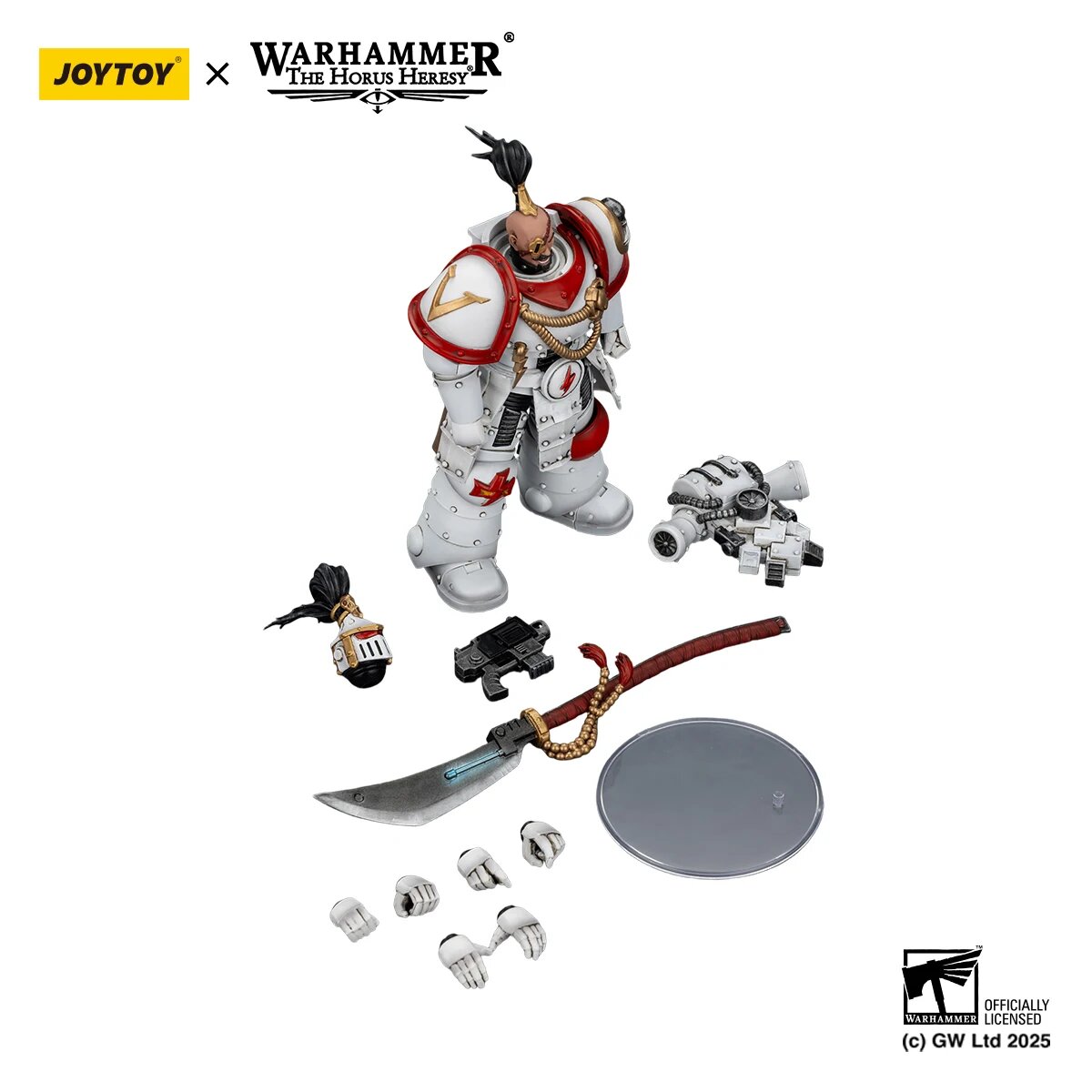 В наличии: JOYTOY Warhammer 40K White Scars Legion Praetor, фигурка-модель 1/18