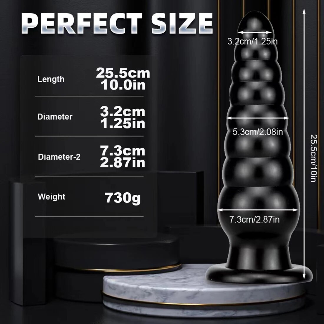 Огромная анальная пробка, большая Анальная пробка, анальный фаллоимитатор, женский мастурбатор, анальный шарик, стимулятор влагалища, расширитель ануса, секс-игрушки для женщин и мужчин 18 4