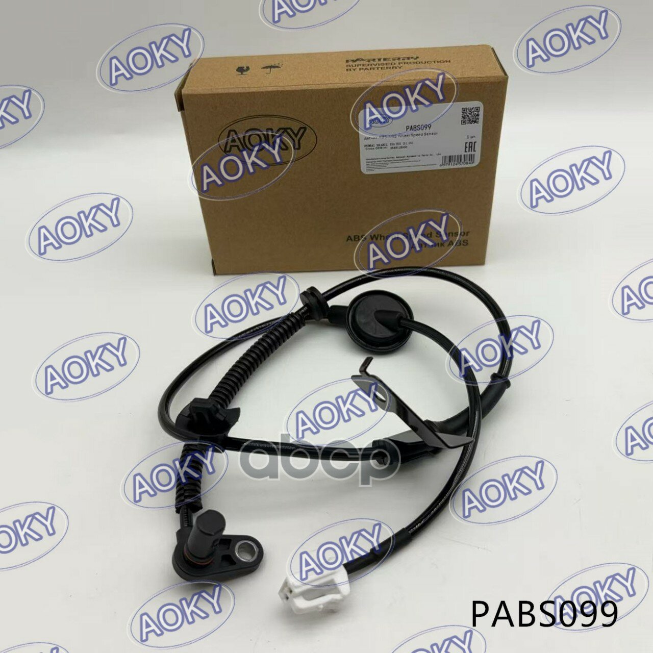 Датчик ABS задний правый HYUNDAI SOLARIS, KIA RIO (11-16) PABS099 AOKY/956811R000 956811R100 956811R000 956811R100 AOKY арт. .