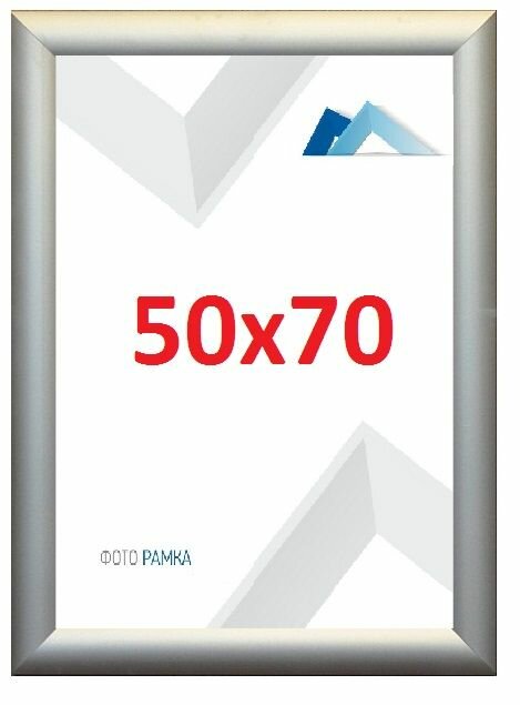 Алюминиевая фоторамка NIelsen 23 мм, матовое серебро, 50х70