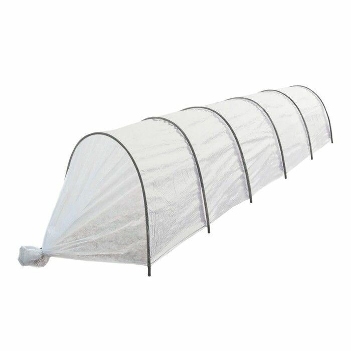 Парник Весна (сад) прошитый, "Весна" длина 5 м, 6 дуг из металла, дуга L 3 м, D 10 мм, спанбонд 60 г/м2 (00-00000023)