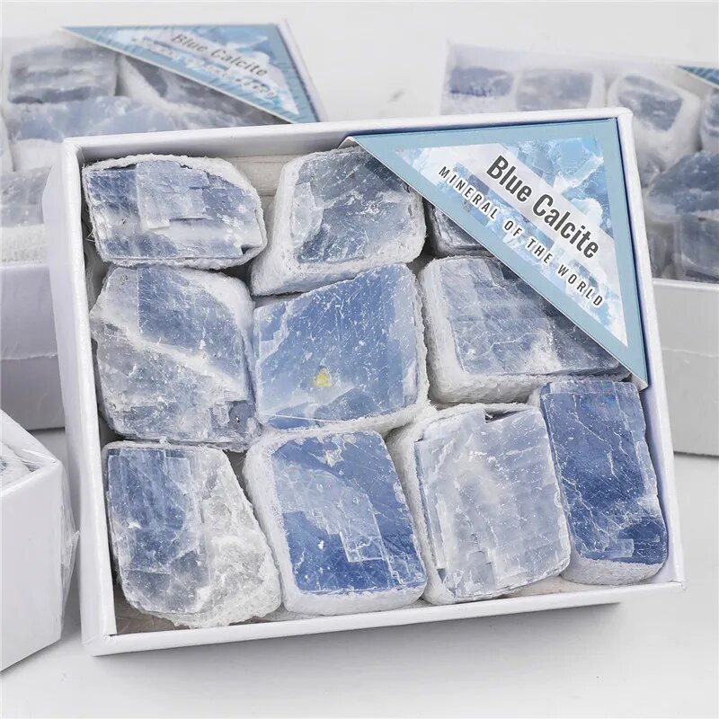 Комплект камней JIUAN: голубой кварц, кианит