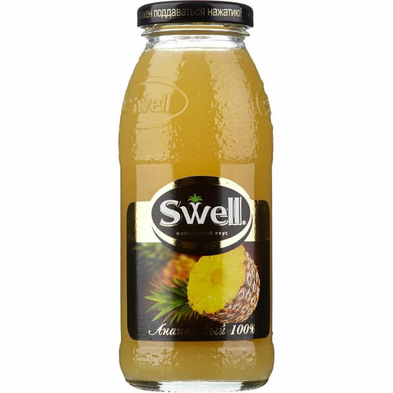 Сок SWELL Ананас для детского питания с мякотью 0,25л
