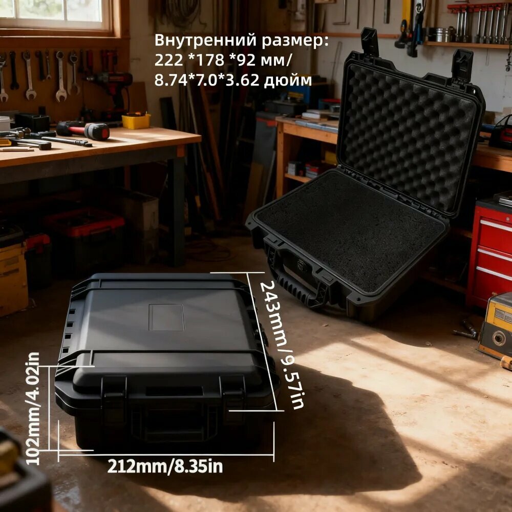 FNICEL Ящик для инструментов 24.3 х 21.2 х 10.2 см