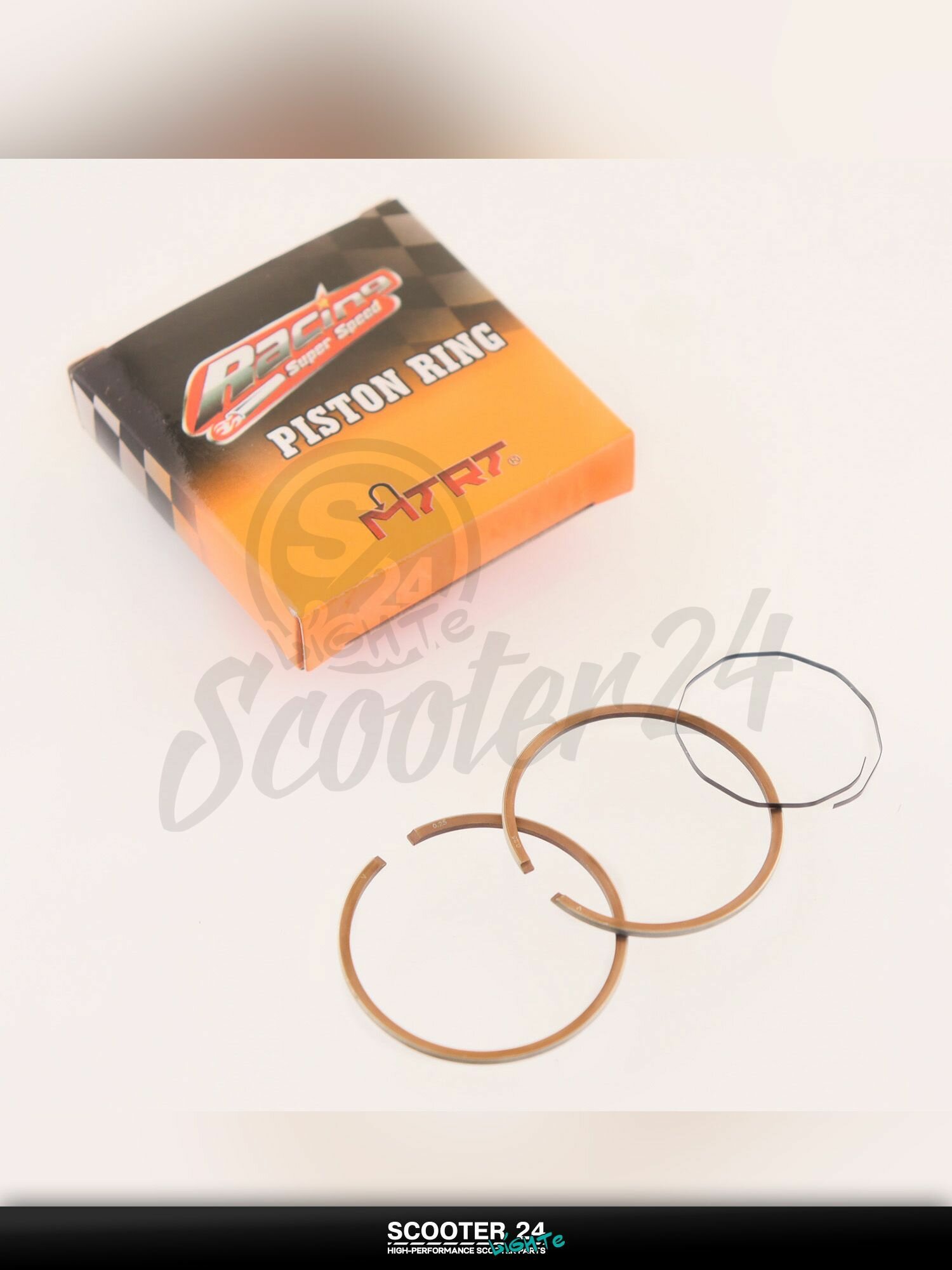 Кольца комплект на скутер Ямаха Джог / Yamaha Jog с двигателем 3KJ 50 0,25 ( 40,25, 2JA/3KJ) оригинал Taiwan "SEE" (mod A)