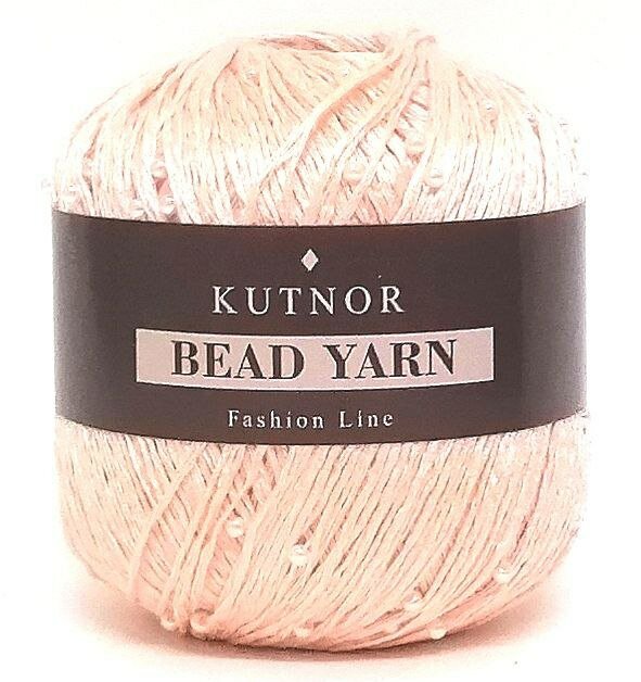 Пряжа Kutnor Bead Yarn 34 (4 мотка по 50г/190м) чайная роза