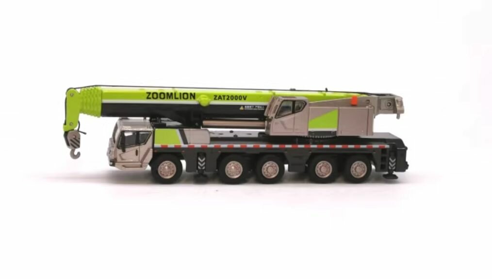 Готовая модель 1:120 ZOOMLION ZAT2000V753, автокран 200т, литьевой металл, коллекционная