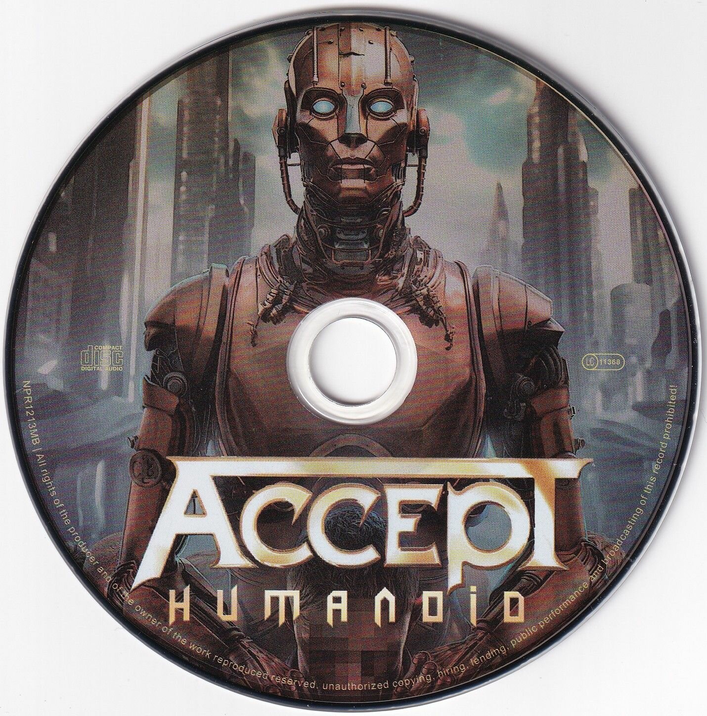 Accept - Humanoid, 2026, 16-page, CD-Аудио — фото 1