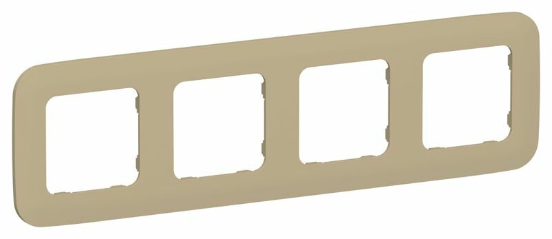Рамка 4-м СП FLITE РУ-4-А-ФлХ хаки IEK FI-M42-31-20-K59