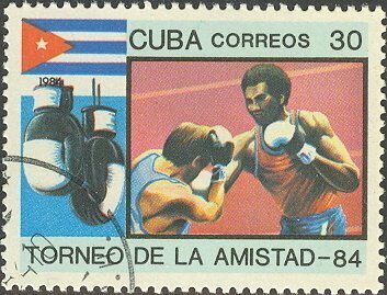 (1984-064) Марка Куба "Бокс" Игры содружества Соцстран, Гавана III