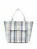 Сумка A.P.C. Check-pattern flap-pocket tote bag, синий