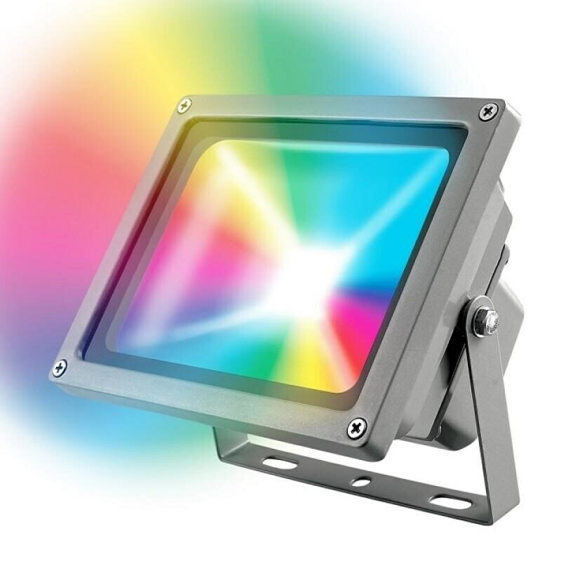 Уличный ландшафтный прожектор rgb Pondtech LS 20 Вт с пультом ду