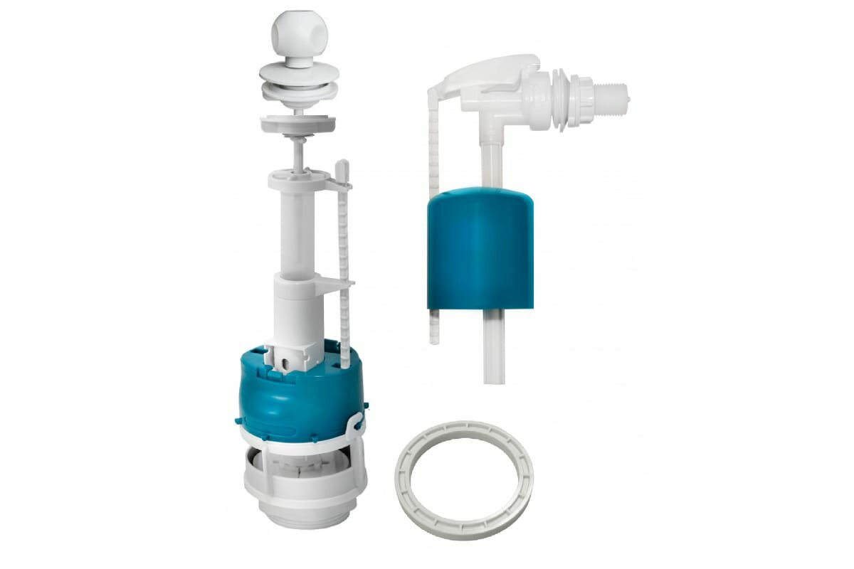 Арматура для бачка инкоэр штоковая, боковая подводка ИС.131033, запасная запчасть