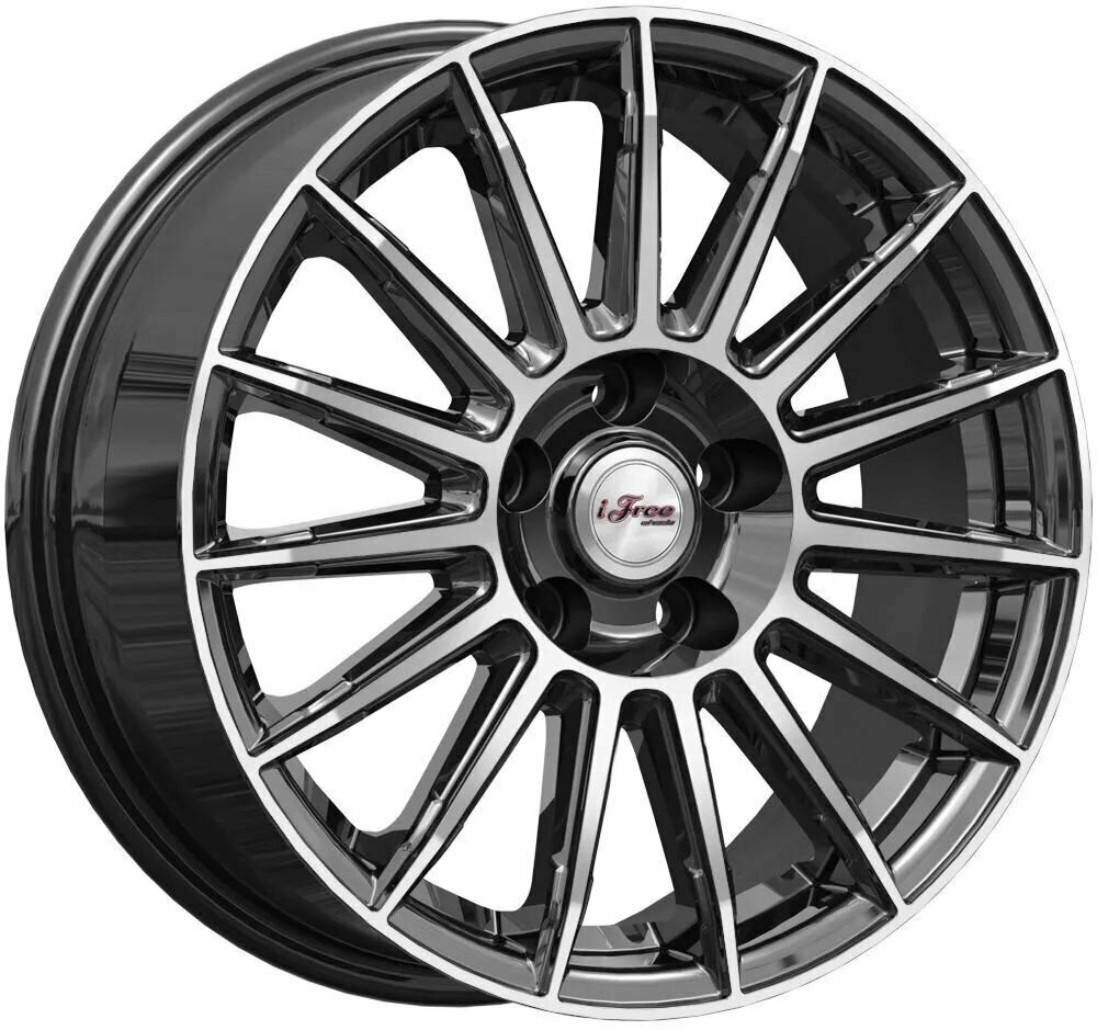 Диск колесный Азур (КС1052-08) 6,5x16 ЕТ 45 5x114,3 60.1 Блэк Джек, арт.766808