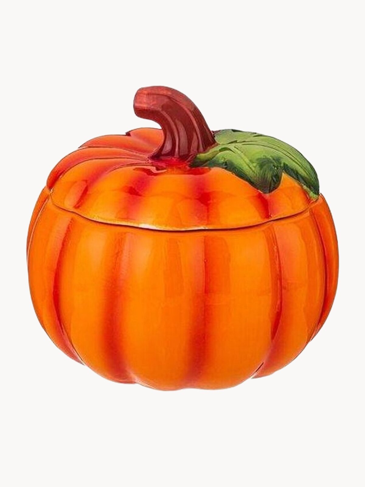 Блюдо для запекания Agness с крышкой "тыква" 1000 мл. 16*16*14,5 см. коллекция "il raccolto"