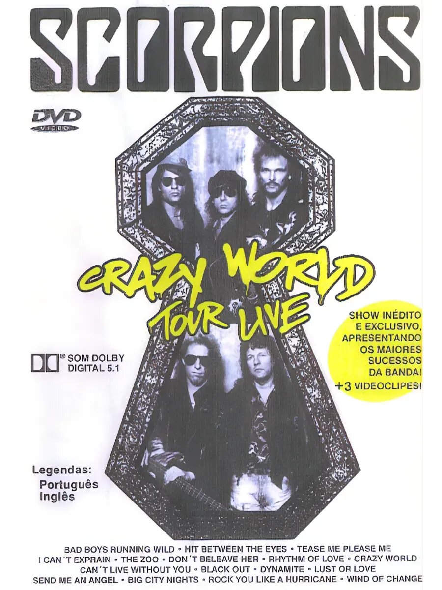 Scorpions - Crazy World Tour Live [1993, Hard Rock, DVD]
