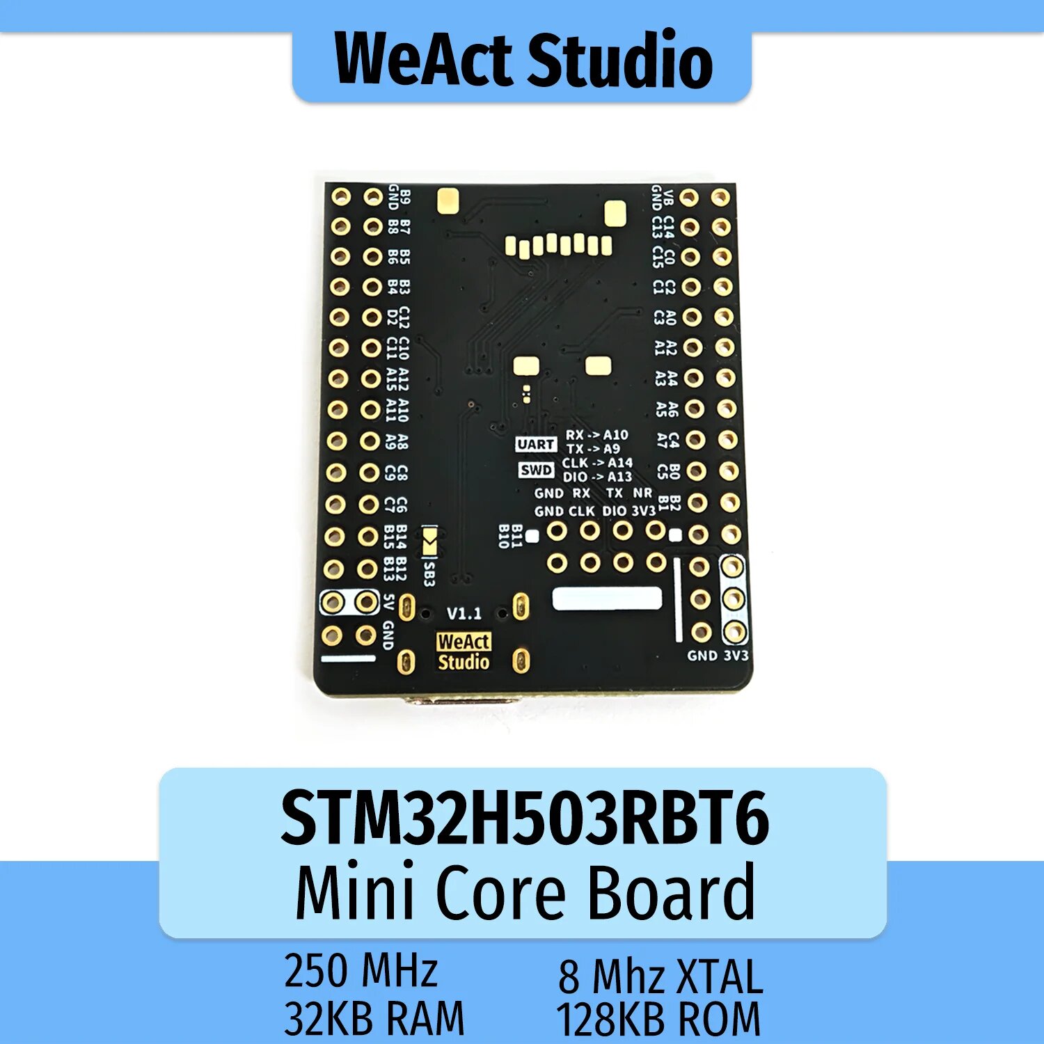 WeAct STM32H5 Mini Core Board — фото 1