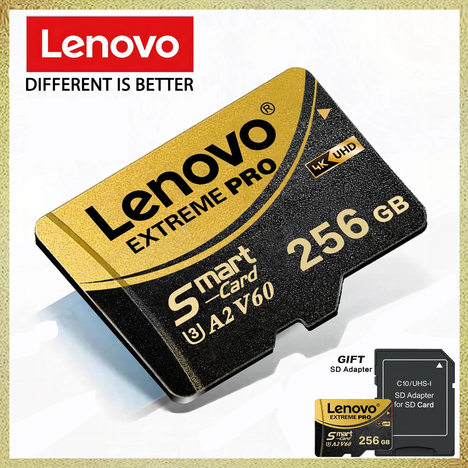 Карта памяти Lenovo Extreme Pro 256 ГБ SD UHS-II