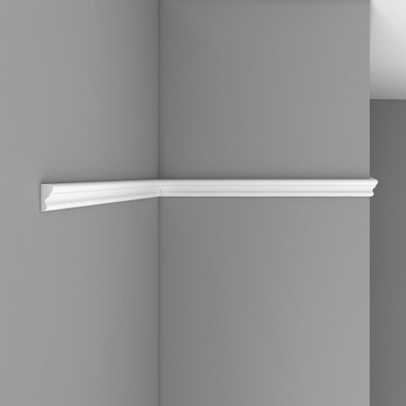 Молдинг Гладкий Decomaster 97124 В33хШ15хД2400 мм / Декомастер.