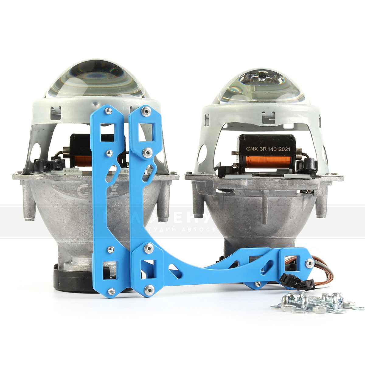 Би-линзы Hella 3R Clear для фар KIA Magentis 2003-2006 комплект биксеноновых линз 2 шт для автомобилей Киа Маджентис