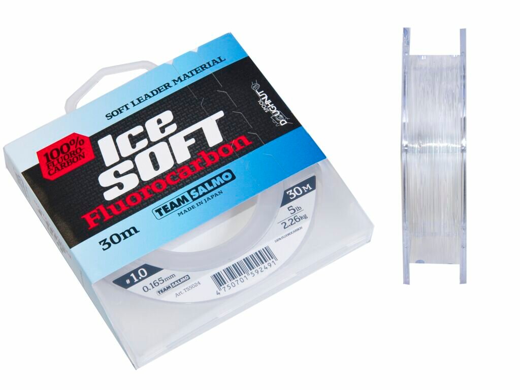 Team Salmo ICE Soft Fluorocarbon 0.16 мм 30 м монофиламентная леска для зимней рыбалки