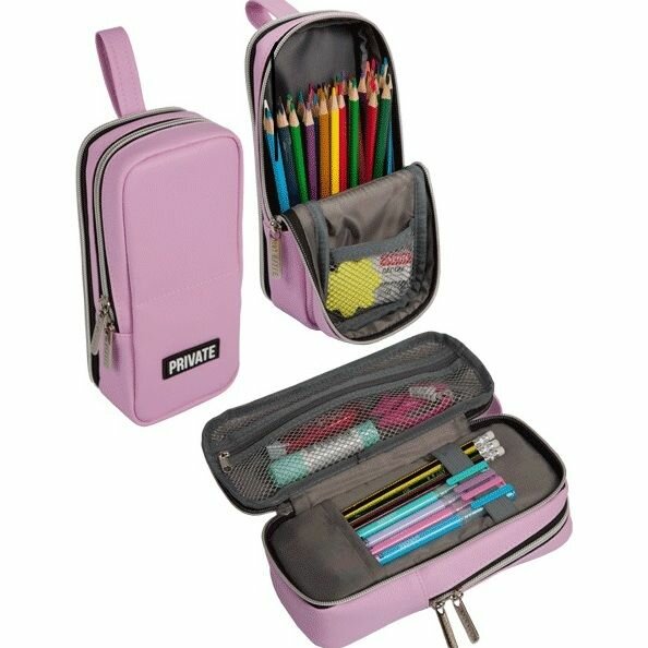 Пенал "deVENTE. Private" 21x9x8 см, прямоугольный вертикальный (без наполнения)