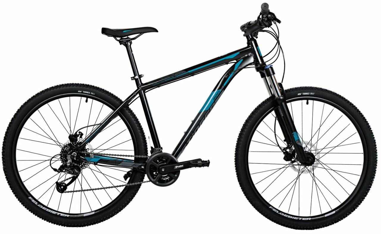 Велосипед STINGER 27.5" GRAPHITE EVO черный, алюминий, размер 18"