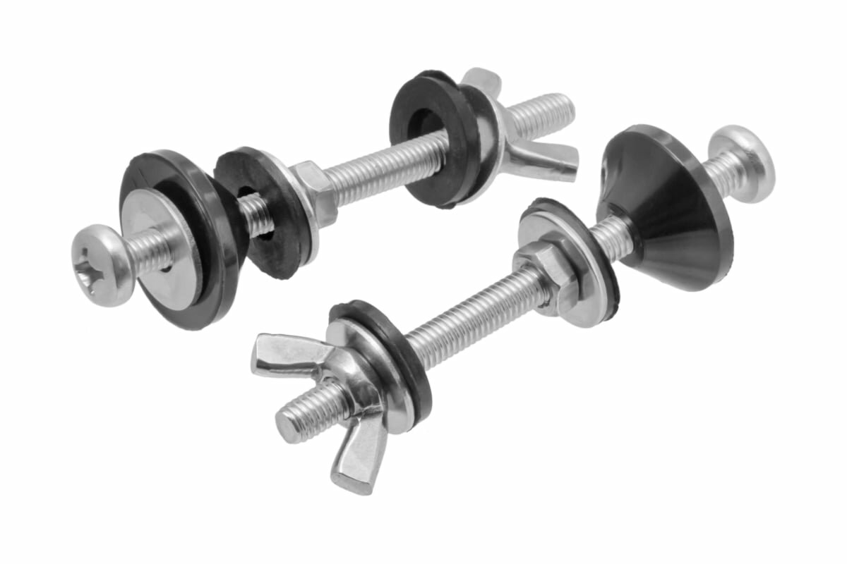 MasterProf крепление для бачка унитаза М6 с гайкой барашек из нержавеющей стали ИС.131591