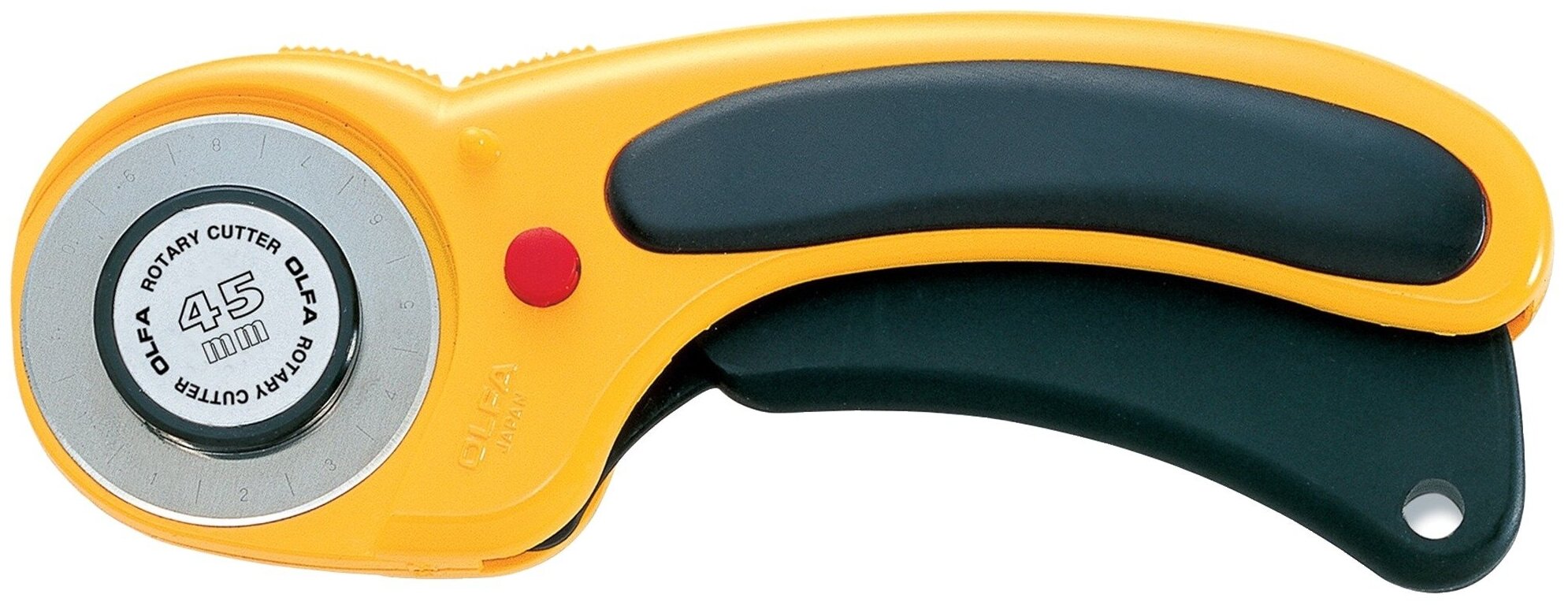 Нож OLFA с круговым лезвием, с пистолетной рукояткой, фиксатор, 45мм OL-RTY-2/DX