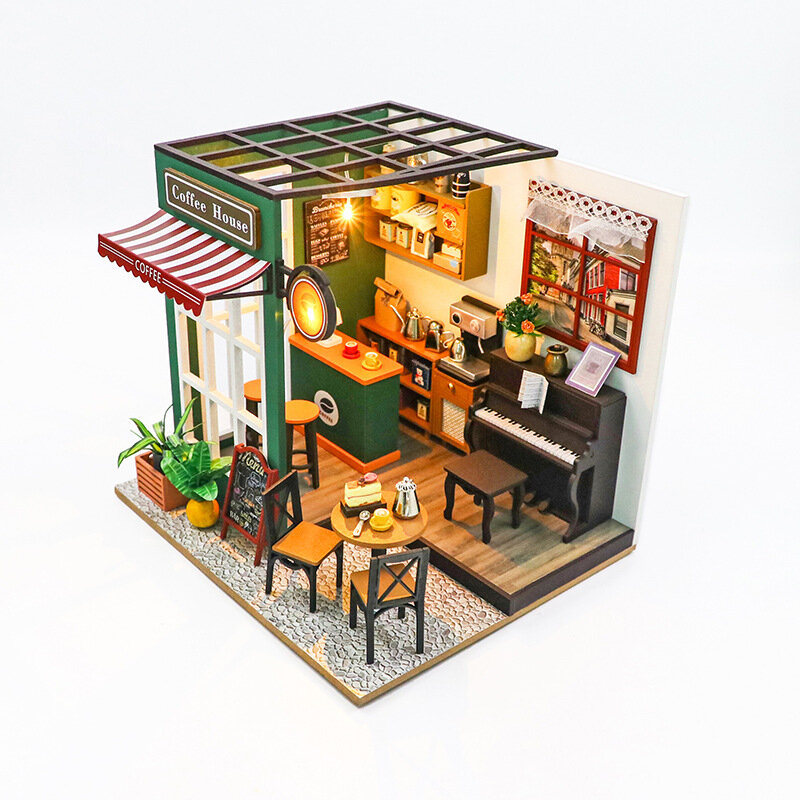 Модель архитектурная Hongda diy cottage, 3D, изысканный послеобеденный чай, для подарков, на день рождения