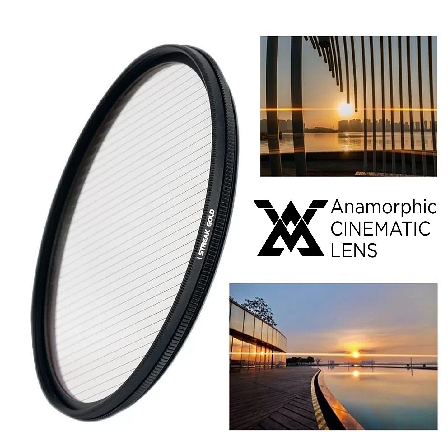 Светофильтр Vormaxlens Streak Filter, 67 мм, оранжевые (золотые, янтарные) блики