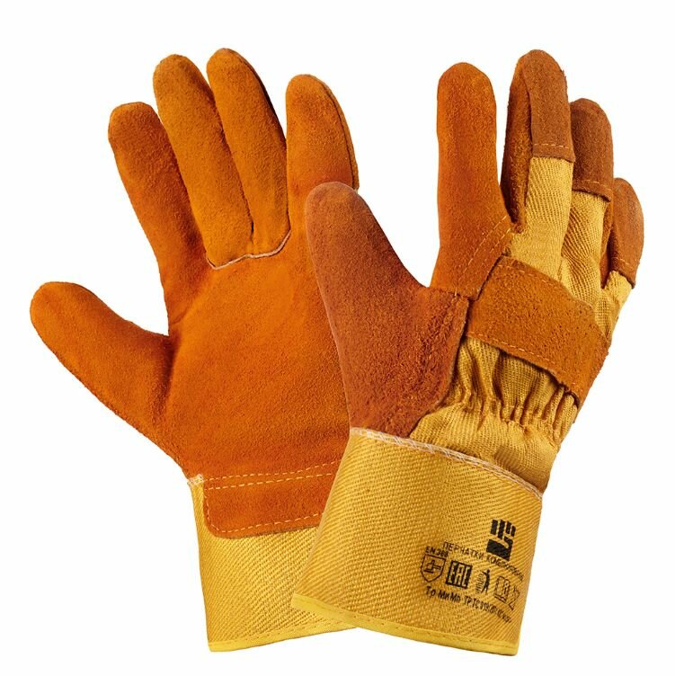 Перчатки рабочие спилковые комбинированные
