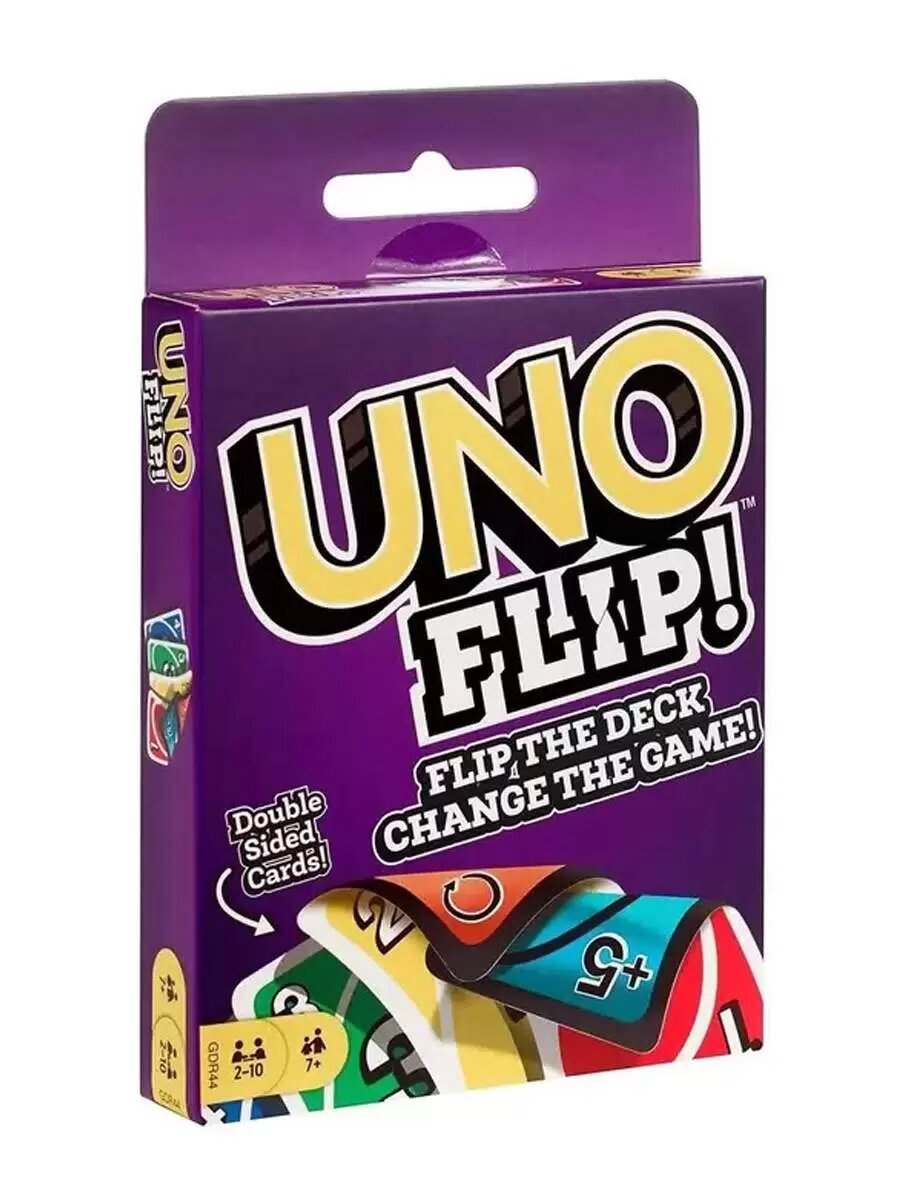 Карточная игра UNO FLIP (УНО флип) 112 карт для семейной компании