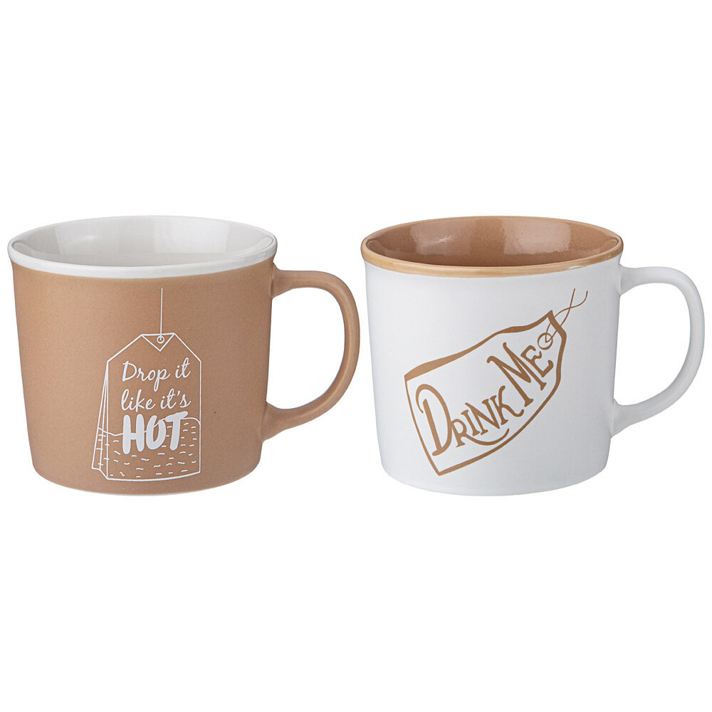 Набор из 2х кружек "POSITIVE" Lefard 340 мл, 027677