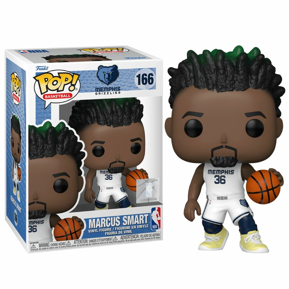 Фигурка Funko POP Marcus Smart Memphis Grizzlies из серии NBA Basketball / Маркус Смарт Мемфис Гриззлис Баскетболист Фанко ПОП