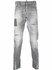 Джинсы DSQUARED2 Distressed-effect slim-fit jeans, размер 44, grey