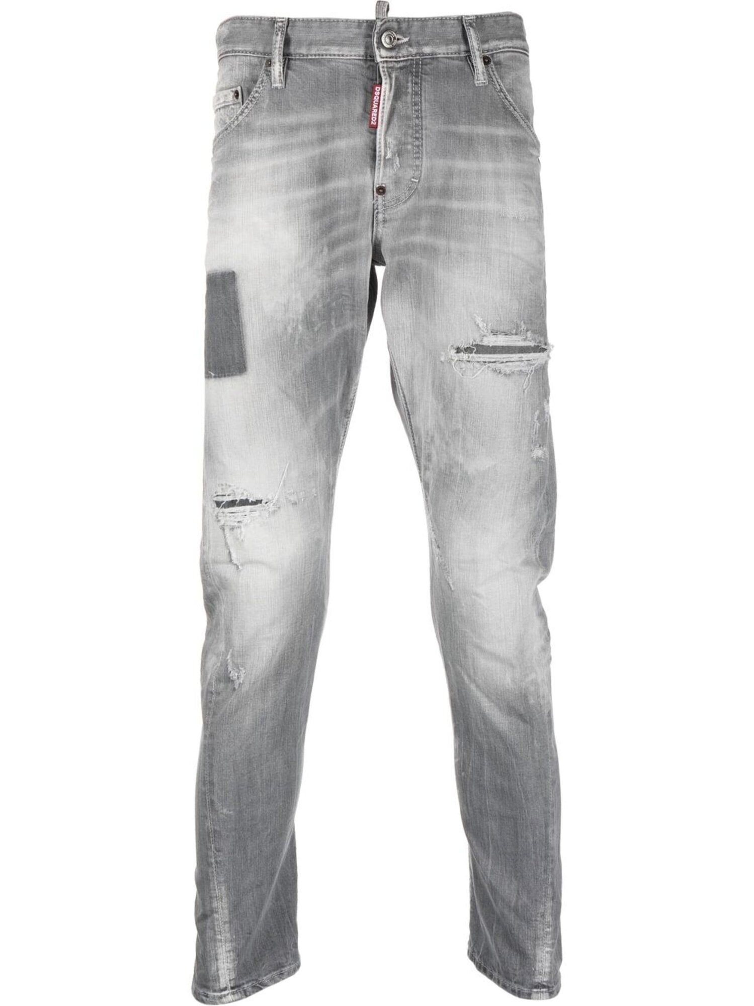 Джинсы Distressed-effect slim-fit jeans 