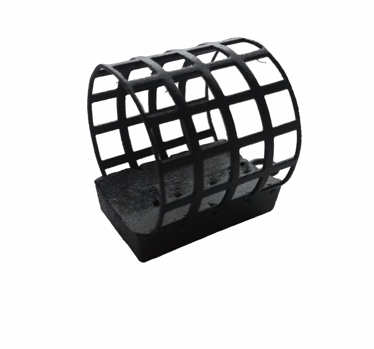 Кормушка круглая фидерная наперсток для зимней и летней рыбалки. 30 гр. Черная.