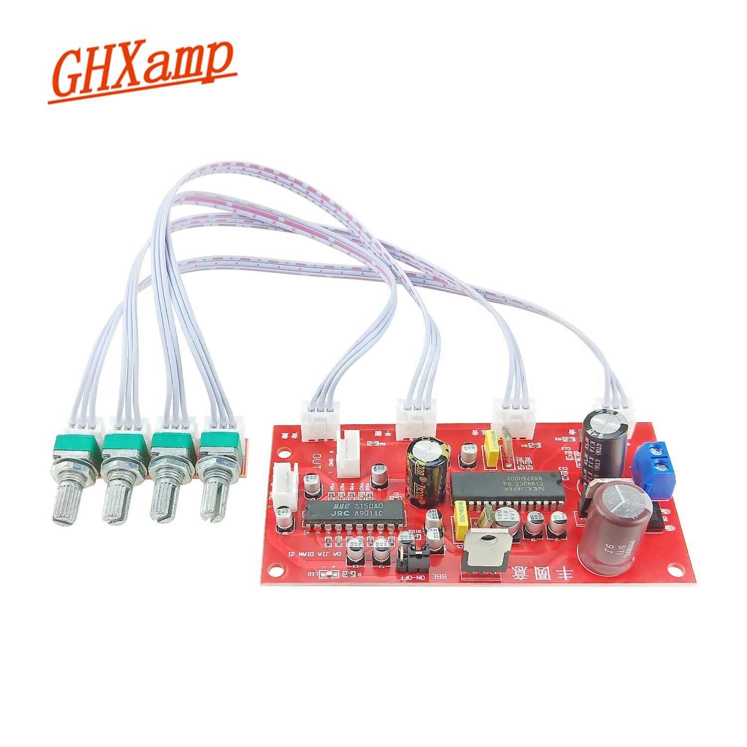 GHXAMP UPC1892+JRC2150 предусилитель тональная плата