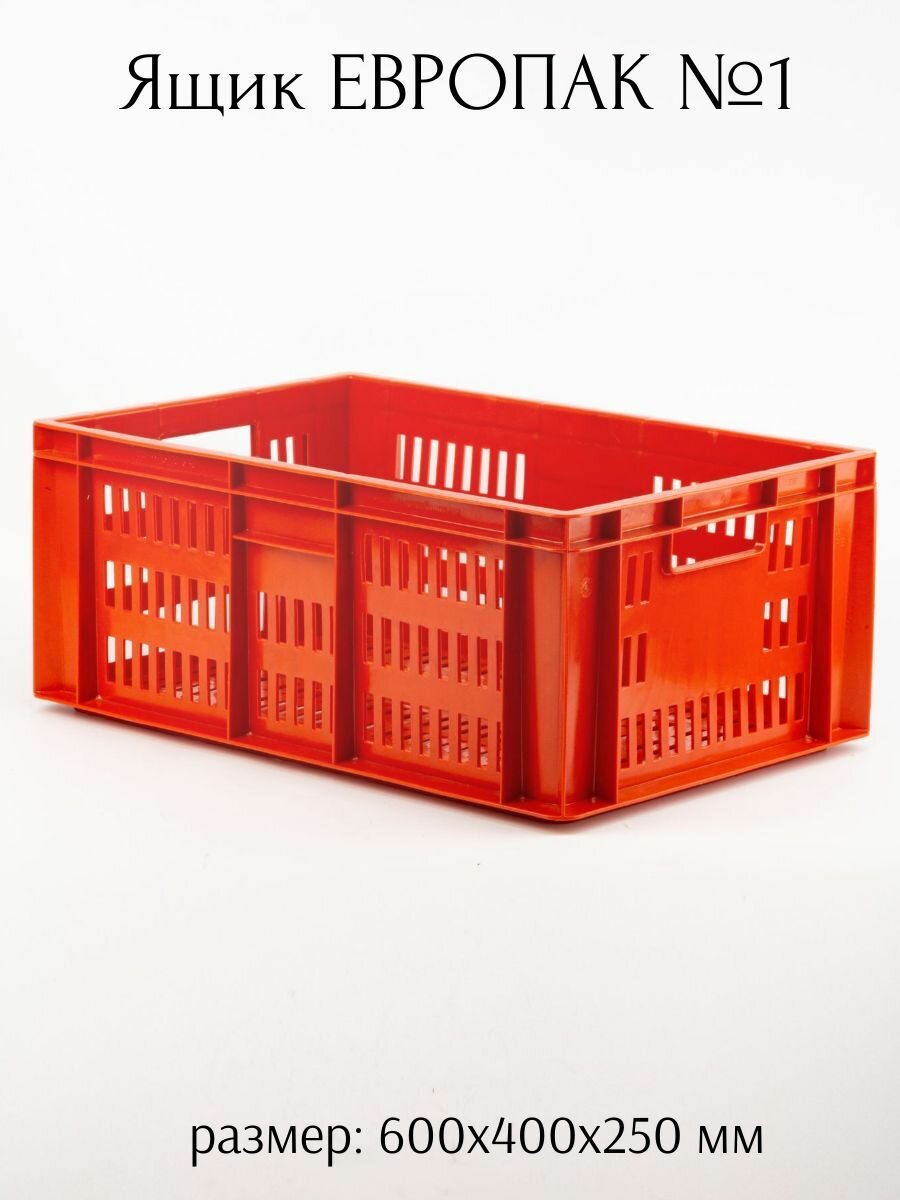Ящик Европак №1 перфорированный штабелируемый
