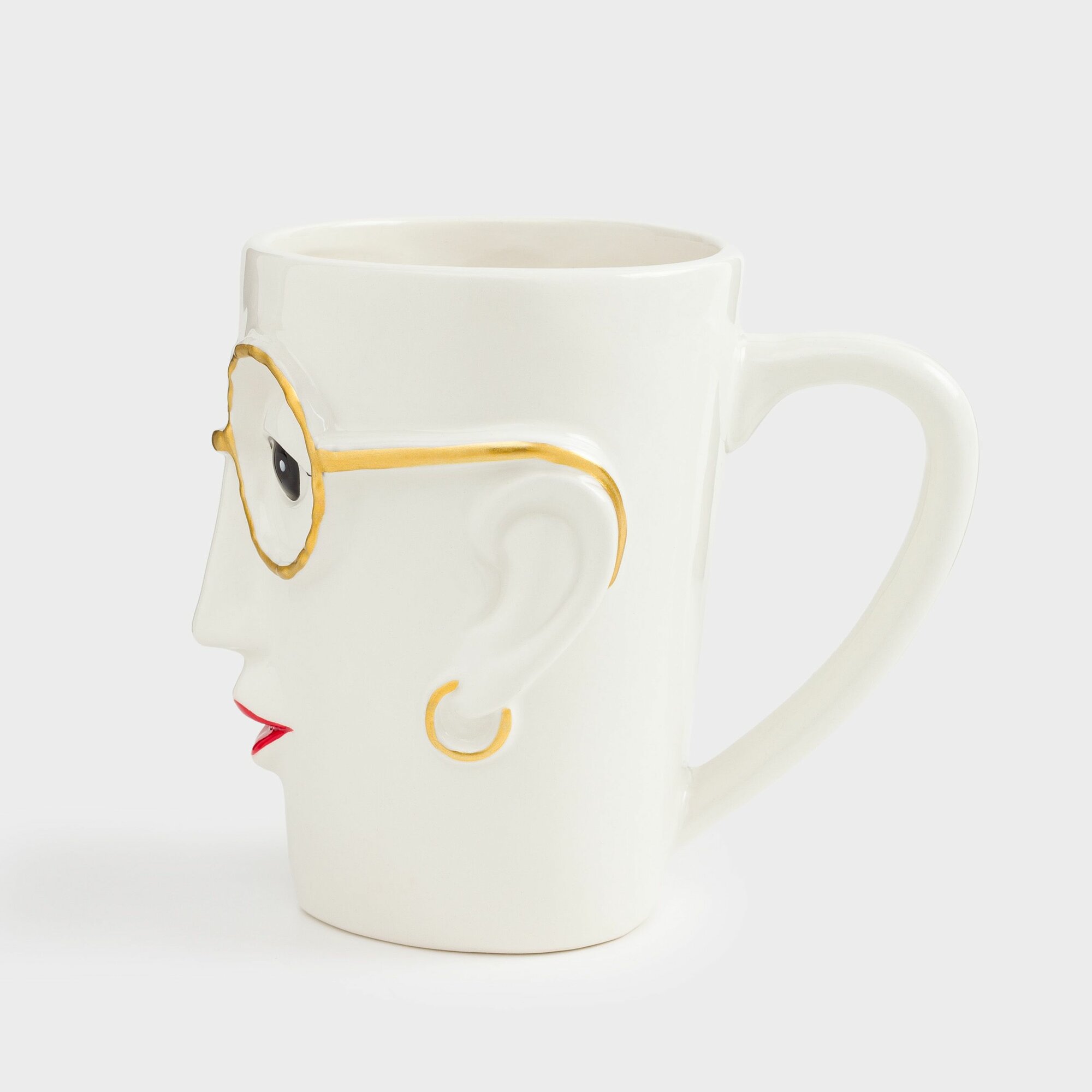 Кружка Kuchenland, 430 мл, керамика, Женщина в очках, Girls, Kuchenland