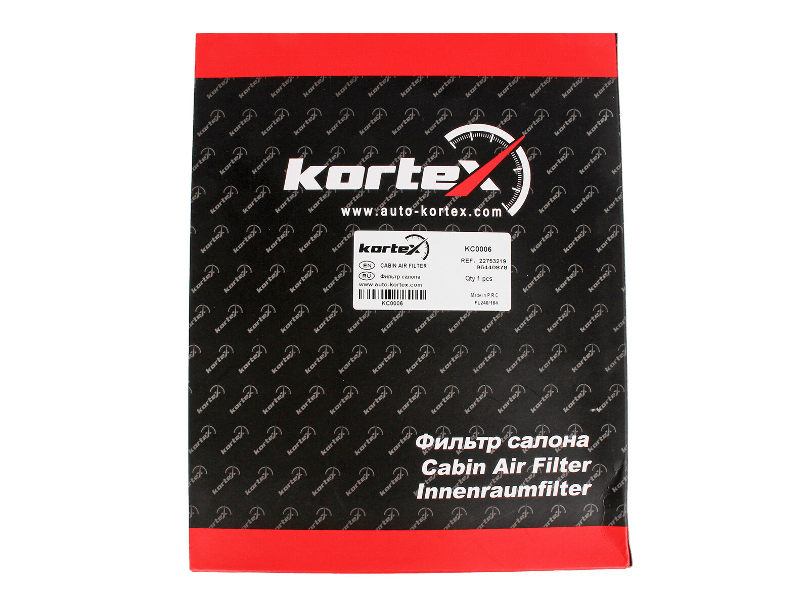 Фильтр салона KORTEX KC0006 — фото 1