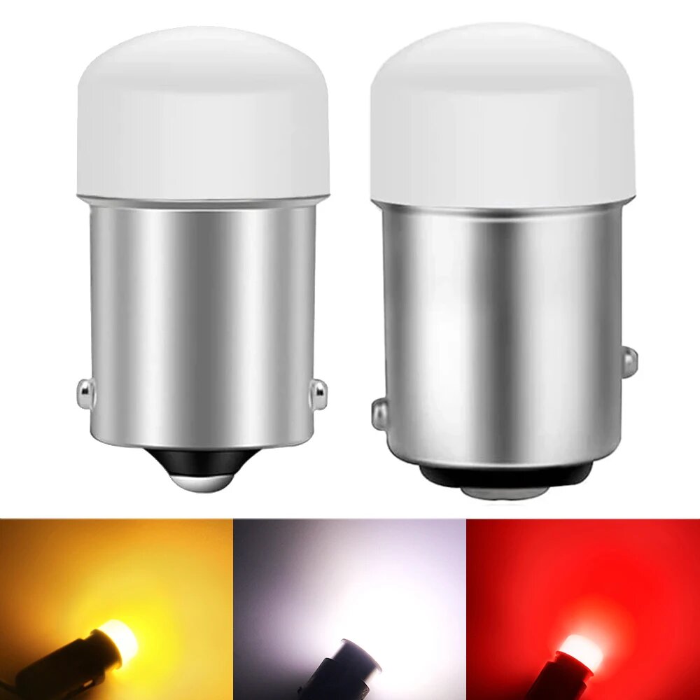 2 шт. LED 1157 BAY15D P21/5W Белый Автомобильный Стоп-Фонарь